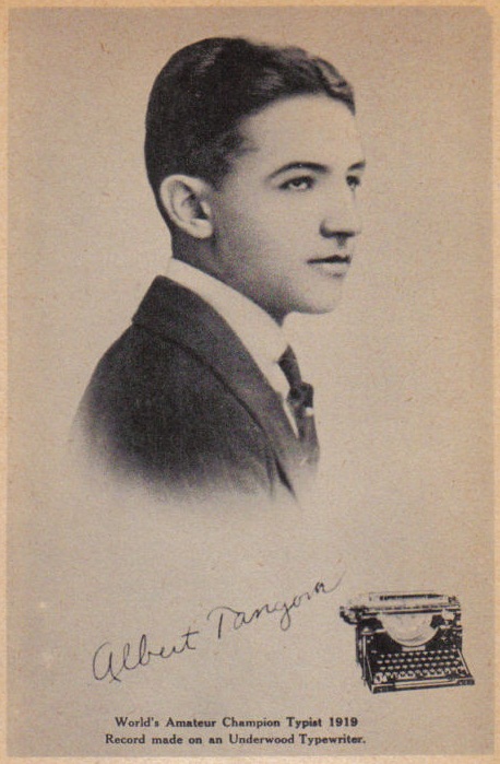 oz.Typewriter: Typewriter Wizard Albert Tangora: Boy Wonder to World Beater