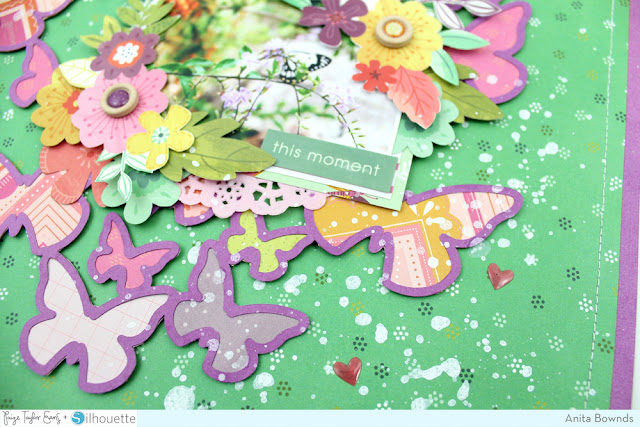 Beautiful Butterflies Layout by Anita Bownds | Paige Taylor Evans