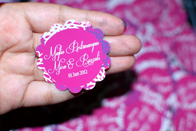 ParTeeS: Mira & Ruzzali : Sticker for Majlis pertunangan