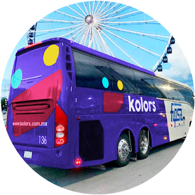 Kolors usa autobuses de FYPSA para ir a Puebla y Veracruz