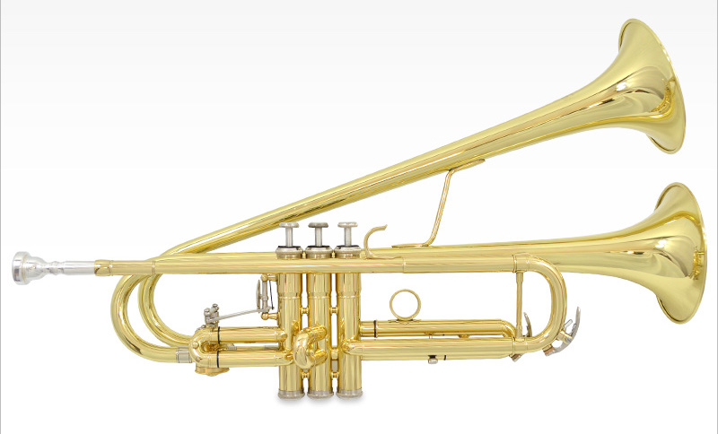 Double bell trumpets