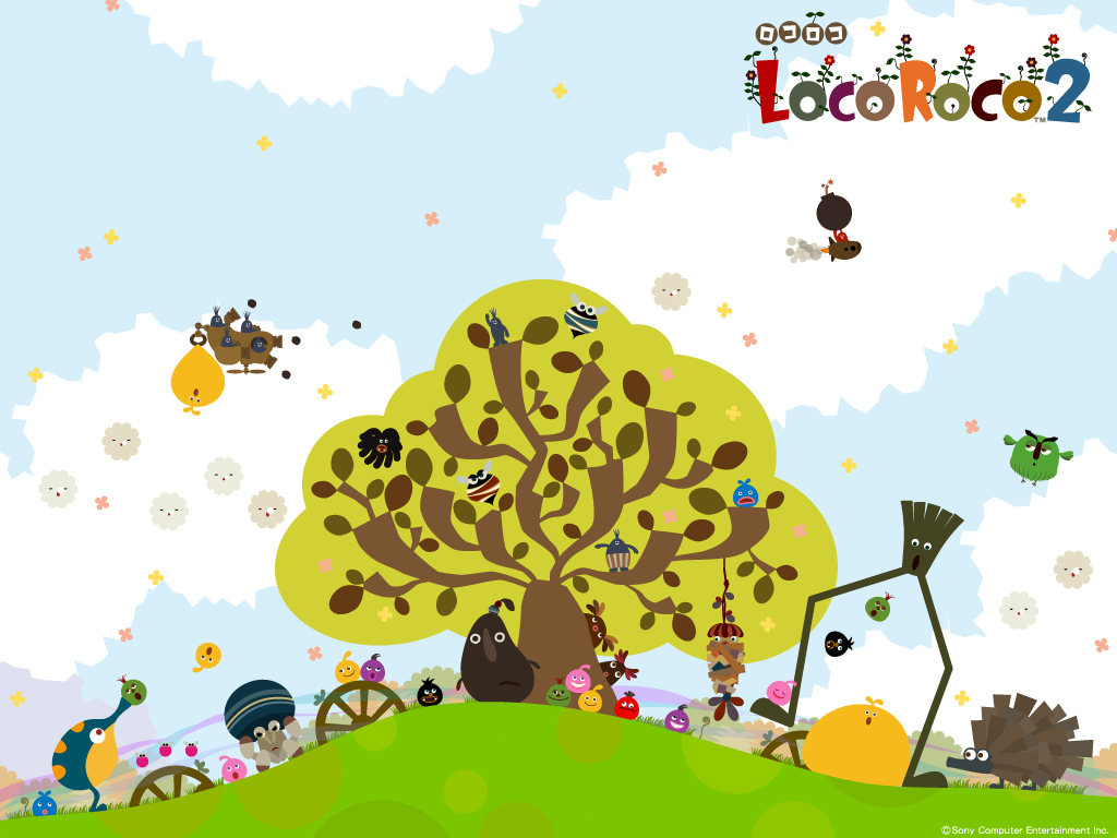 Lauren's Blog: Locoroco Wallpaper!