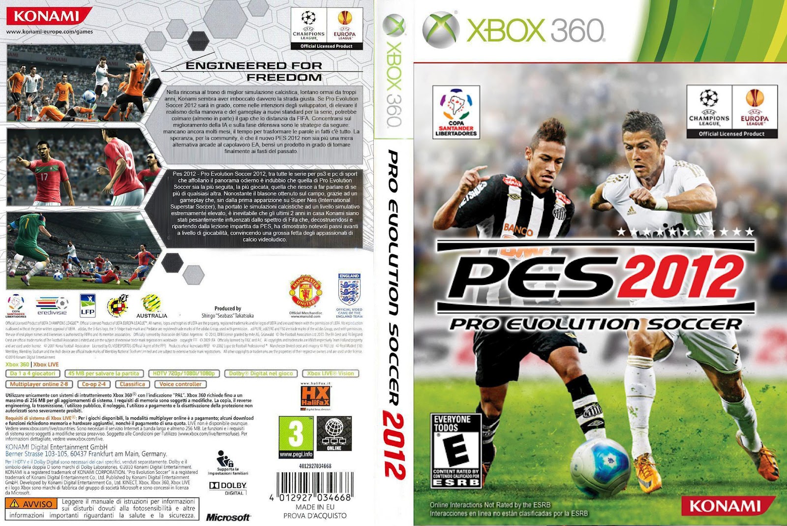 ULTIMATE CAPAS: PES - Pro Evolution Soccer 2012 - Capa + Label