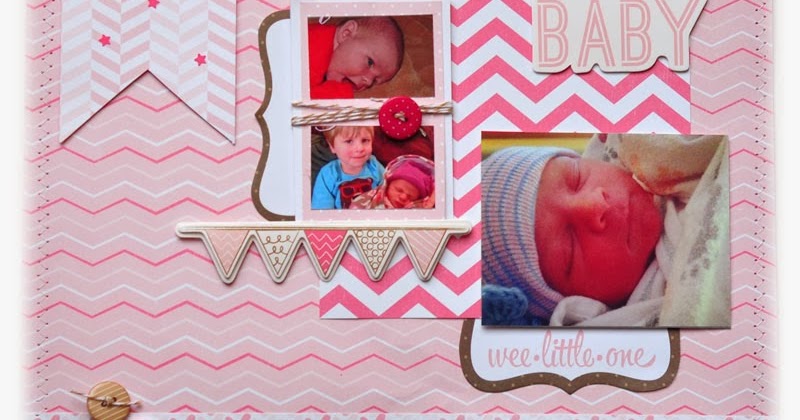 Lorrie's Story: Sweet Baby Layout using Imaginisce My Baby - Girl ...