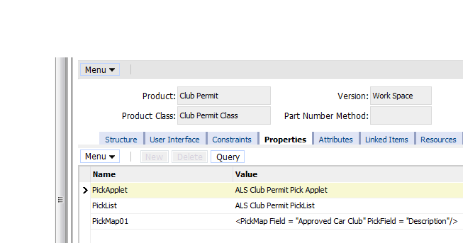 Siebel Product Configuration Configure Picklist Inside The Product 3444