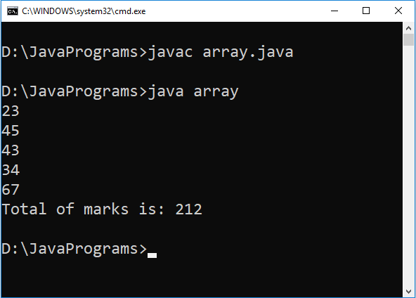 Java (Array Introduction)