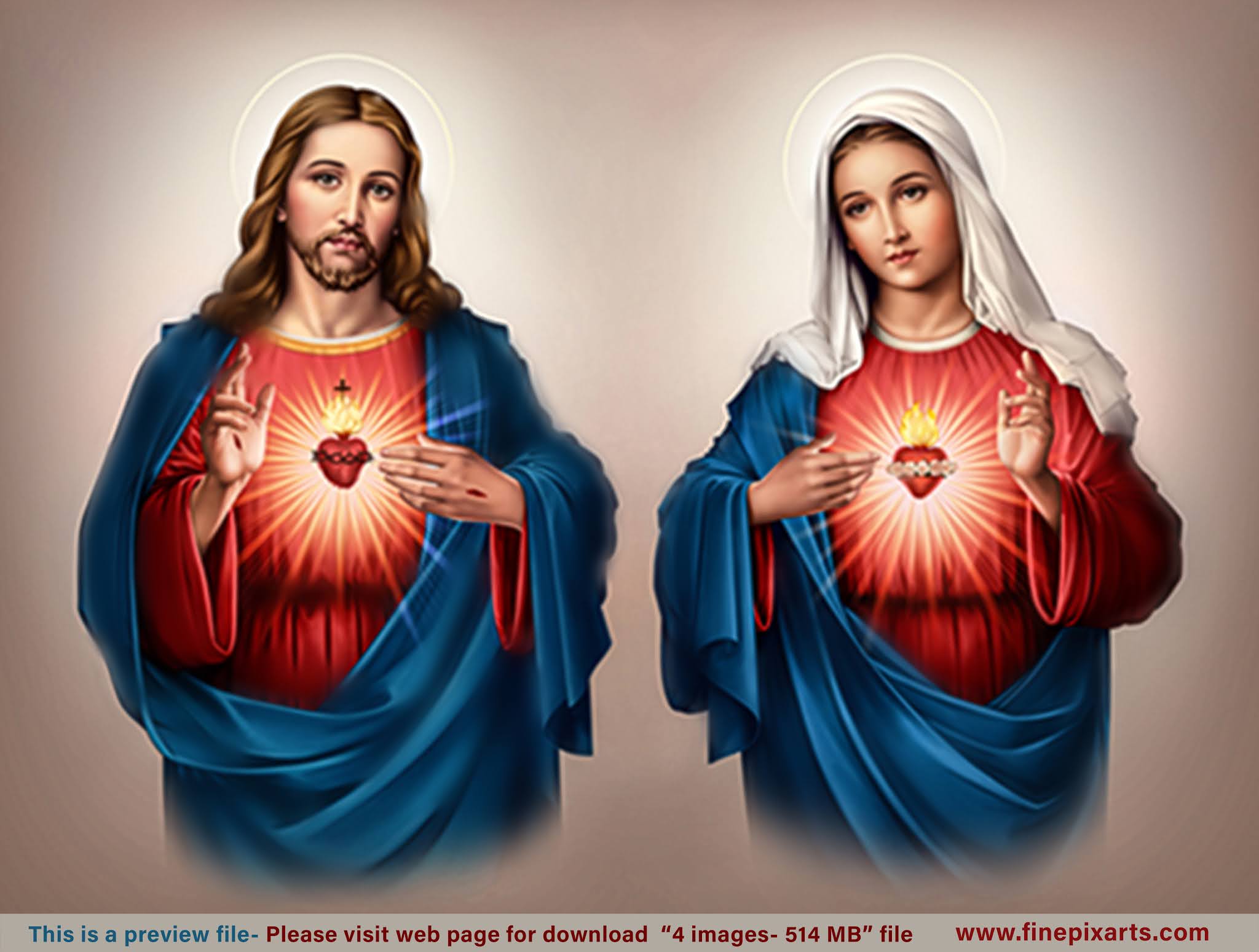Sacred Heart Of Jesus And Immaculate Heart Of Mary Prayer