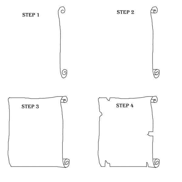 artisan des arts: Ancient scrolls - grade 5/6