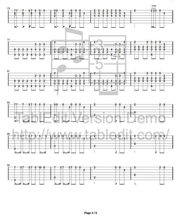 Wolves Free Guitar Tab