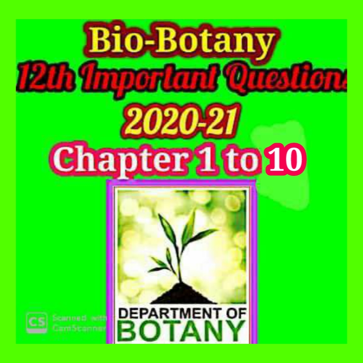 12th Bio Botany Important Questions 12th-bio-botany-important-questions
