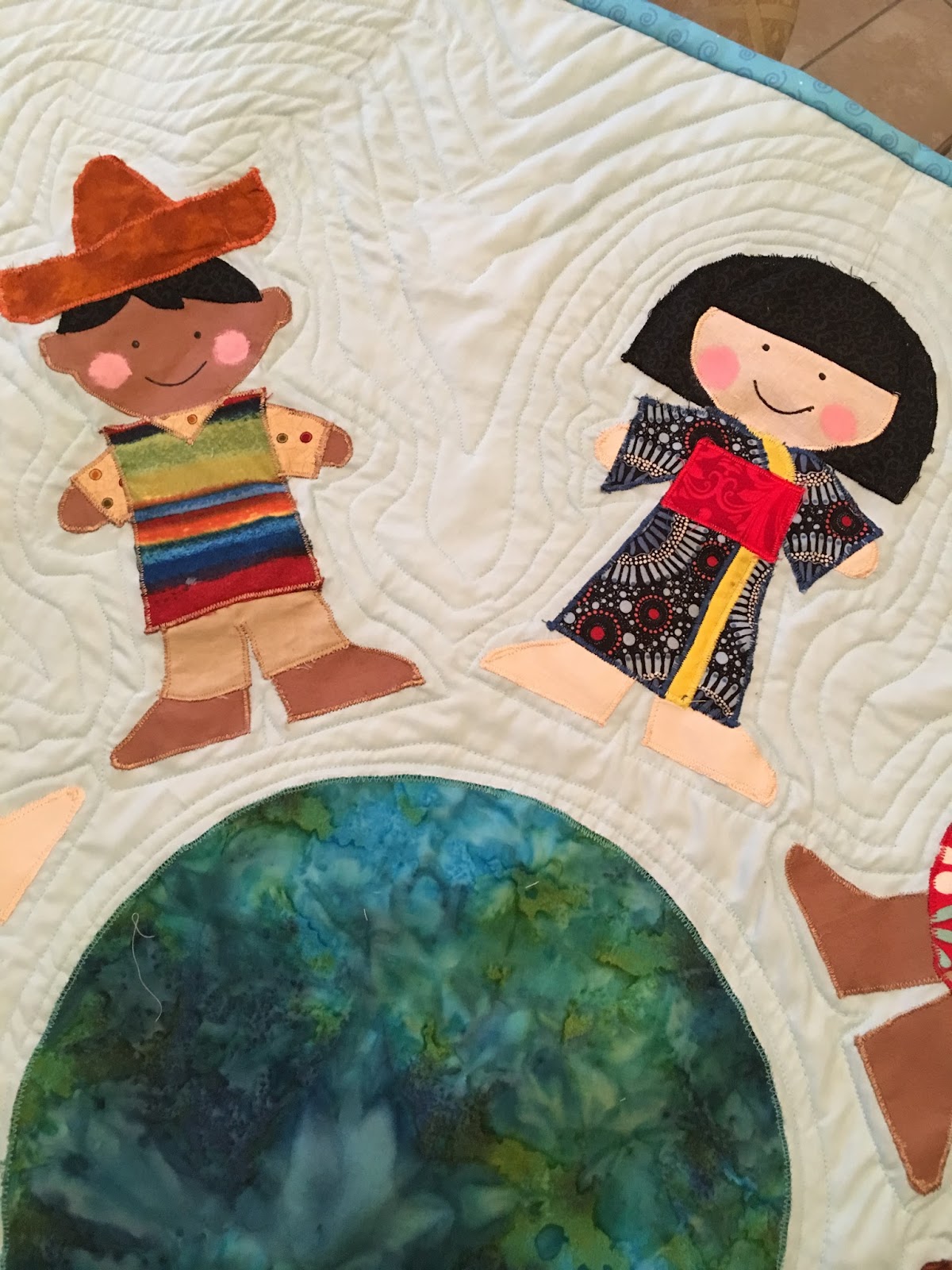 Just Because Quilts: It's a Small World Quilt