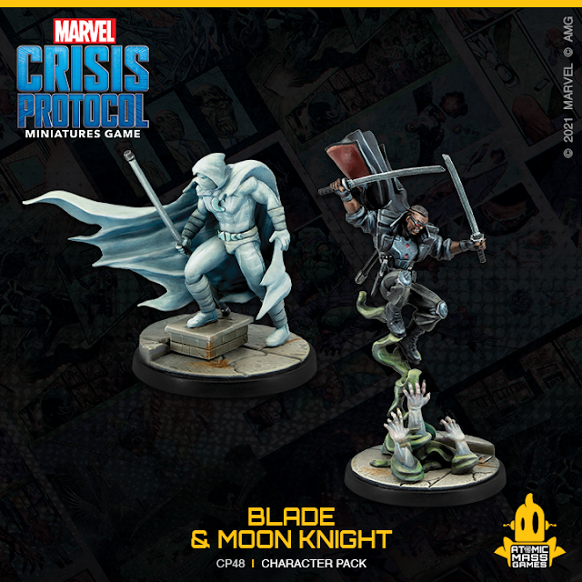 BLACK SIX RED SEVEN: BOSS SHOP: MCP - BLADE AND MOON KNIGHT: MARVEL ...