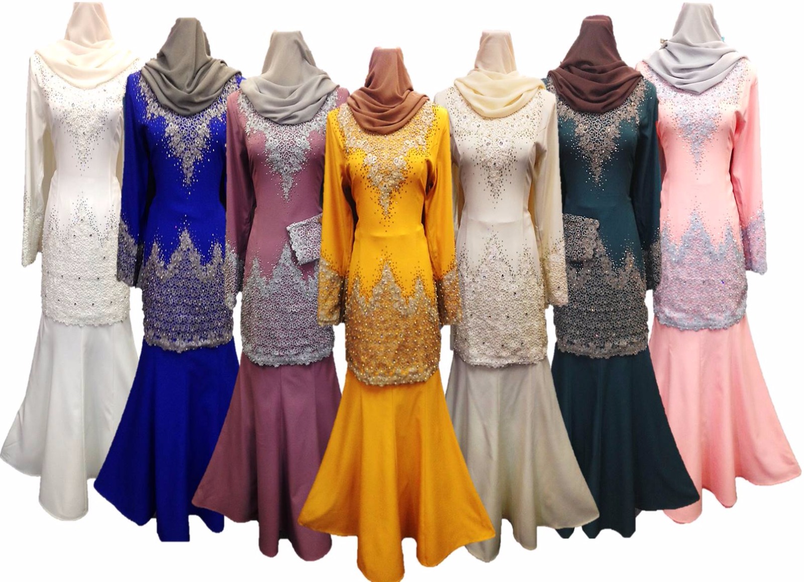 7 Warna Baju Kurung Moden Eksklusif Chinta - Nikah dan Tunang 2017 ...