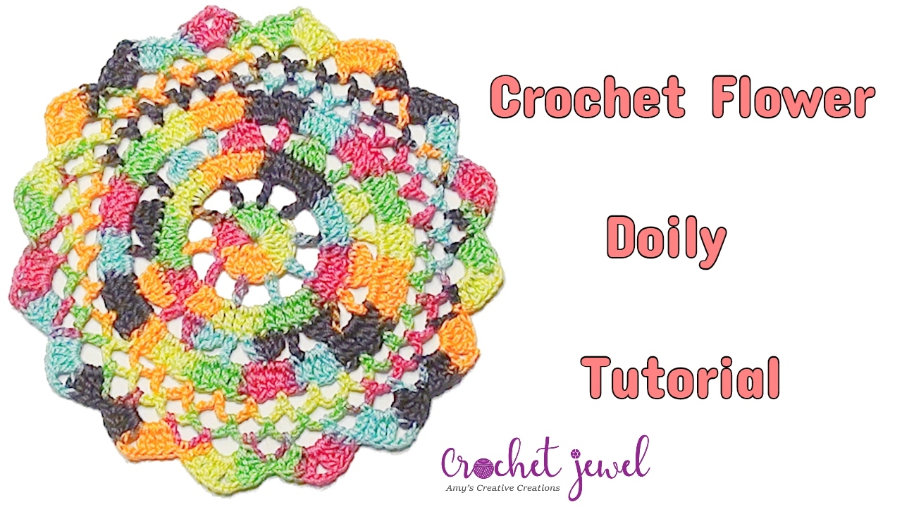 Amy's Crochet Creative Creations: How to Crochet a Beautiful Flower ...