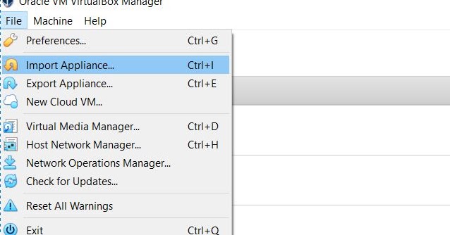 Oracle Solaris 11.4 VM Template - Import Virtual Box
