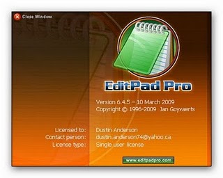 EditPad Pro v7.0.1 retail iOTA ~ Rinjani software