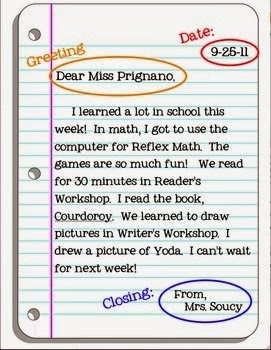 Friendly Letter Format 2Nd Grade - Formal Letters