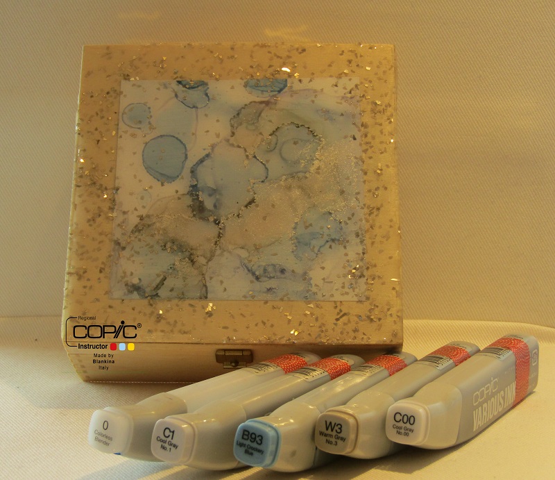 Blankina creations: Copic Fluidart box