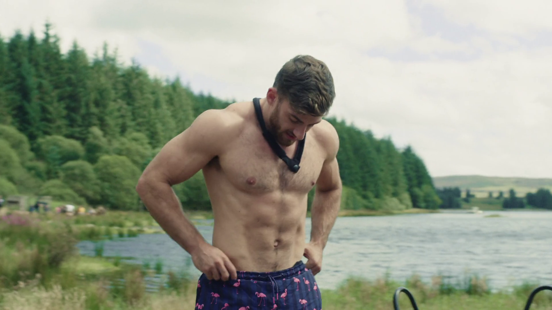 ausCAPS: Zac Smith shirtless in The Bridge