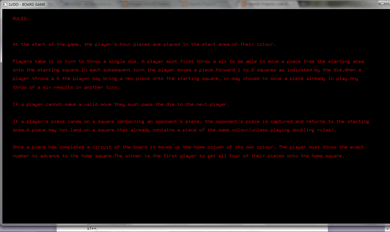 OpenGL Projects: Ludo Board Game output images OpenGL Projects: Ludo Board Game output images