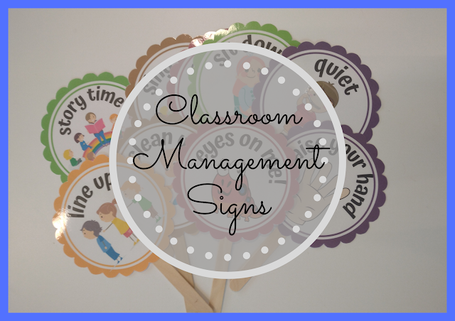 Classroom Management Signs | Busy Bee