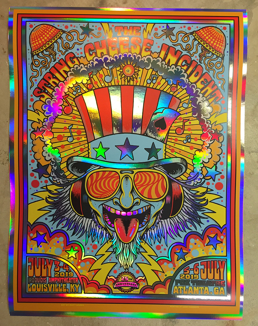 INSIDE THE ROCK POSTER FRAME BLOG: Matt Leunig String Cheese Incident ...