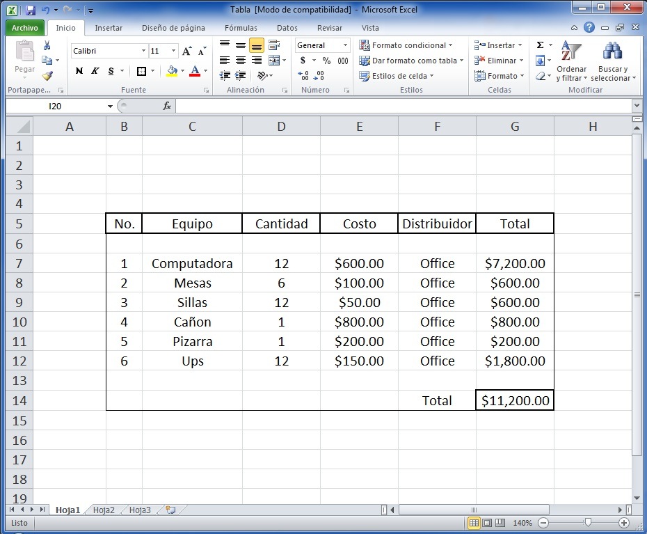 Como importar una tabla de Excel en AutoCAD