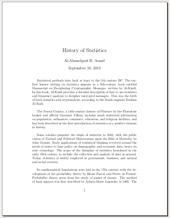 LaTeX: Paragraph, Spacing, and Indentation