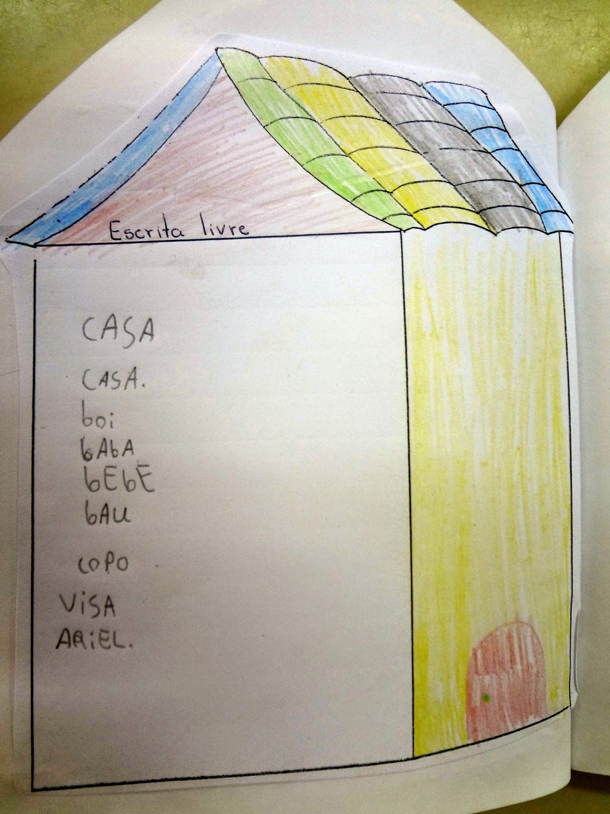 Profª Carllinha: Letra C de Casa