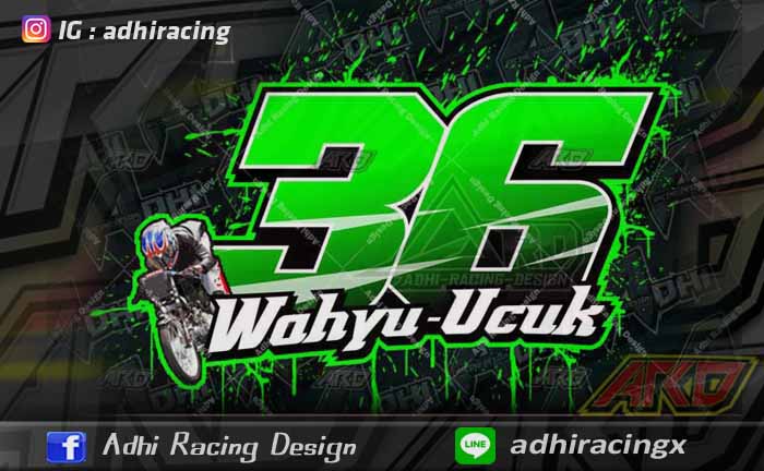 ADHI RACING DESIGN: DESAIN NOMOR START BALAP & NAMA TEAM ( Drag Bike ...