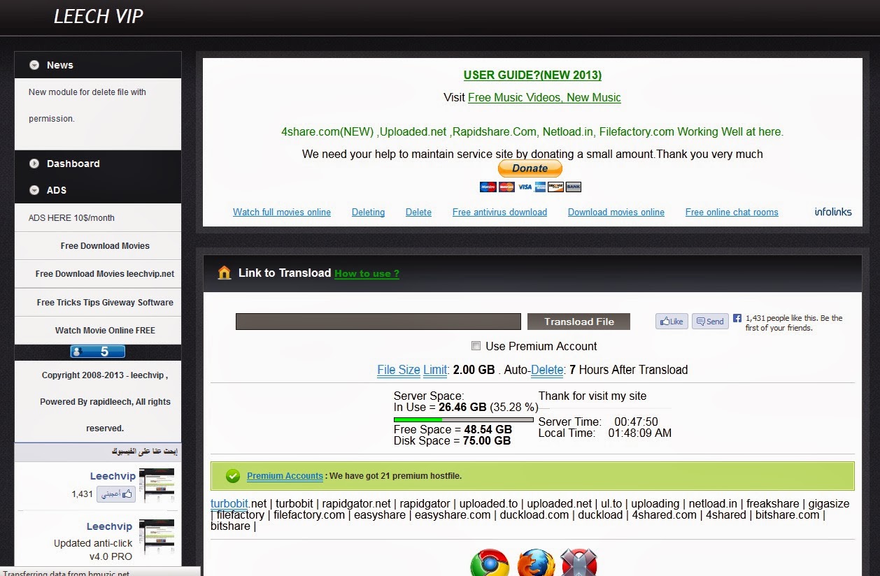 Leech Vip Premium Leech sites « leechsites