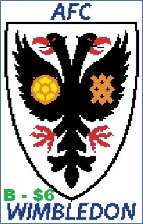EASY PATTERNS: AFC Wimbledon cross-stitch pattern
