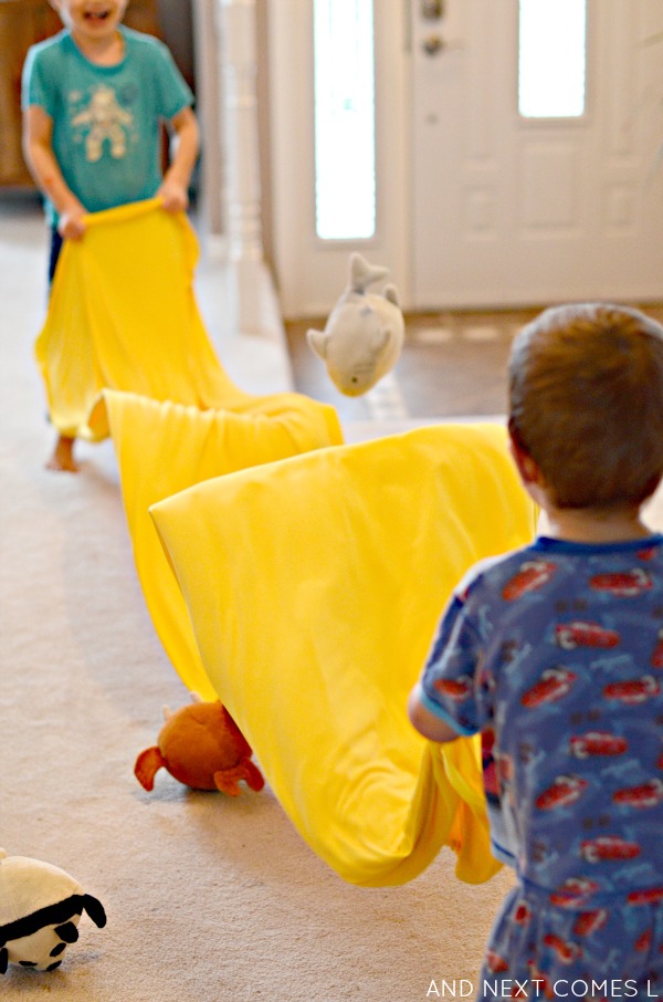 How to Make a DIY Sensory Tunnel | And Next Comes L - Hyperlexia Resources