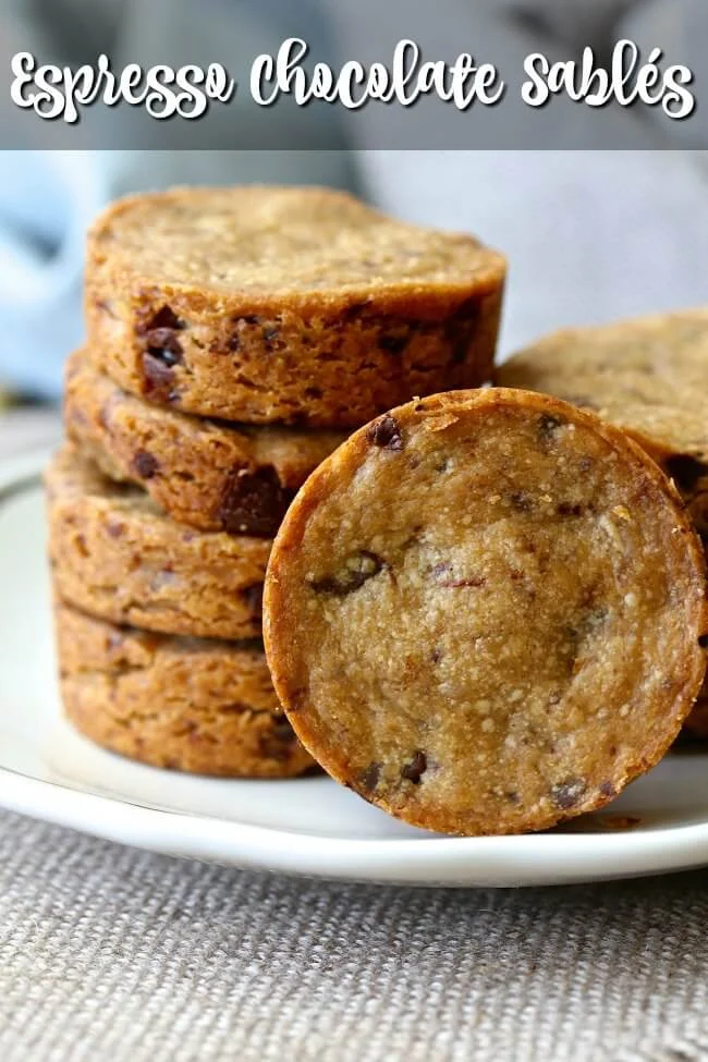 Espresso Chocolate Sablés | Karen's Kitchen Stories