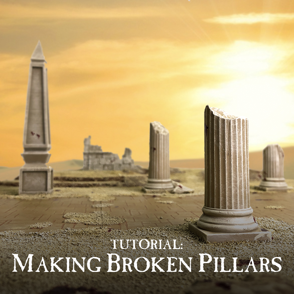 Mengel Miniatures: TUTORIAL: Making Broken Pillars