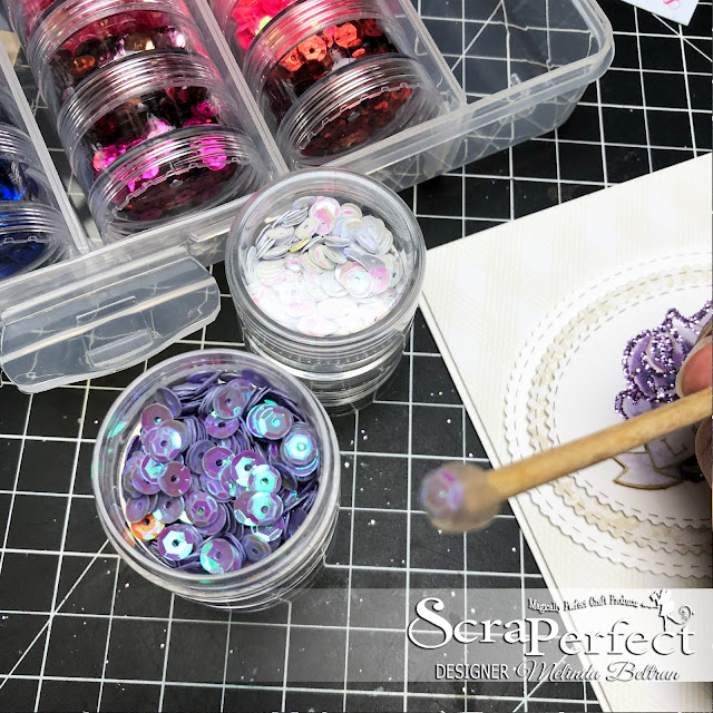 CraftyMelinda.com: How to Add Glitter and Sequins the Quick and Easy Way