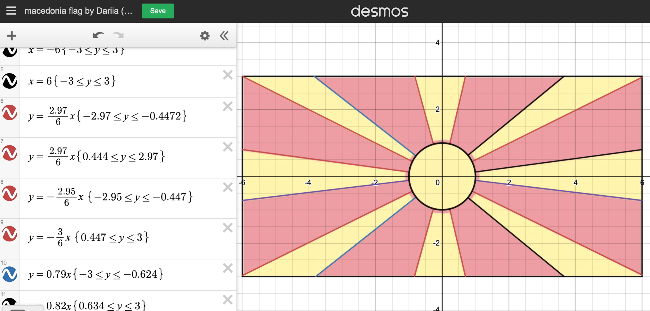 Puzzles and Figures: Creating Flags with Desmos