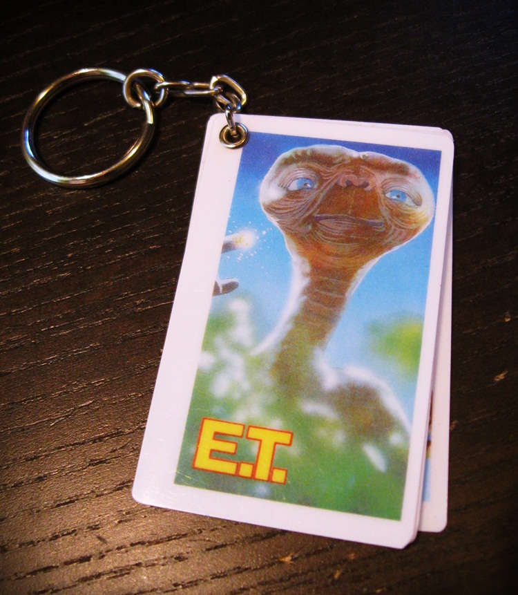 Lair of the Dork Horde: I Won an E.T. Keychain!