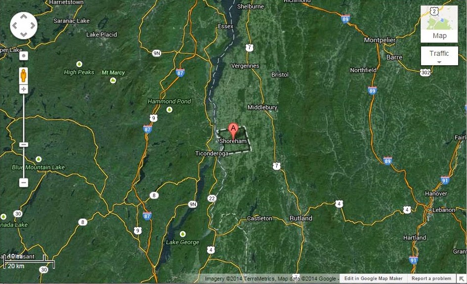 Journey to the Past: Those Places Thursday: Shoreham, Vermont