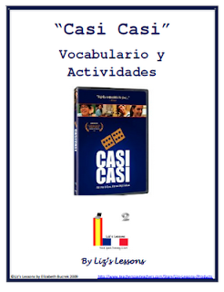 Liz's Lessons: "Casi Casi" Movie Vocabulary and Activities and (of ...