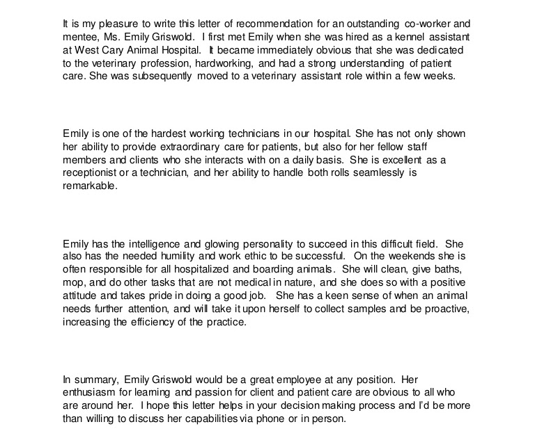 Vet School Recommendation Letter Sample Collage Template vet-school-recommendation-letter-sample-collage-template