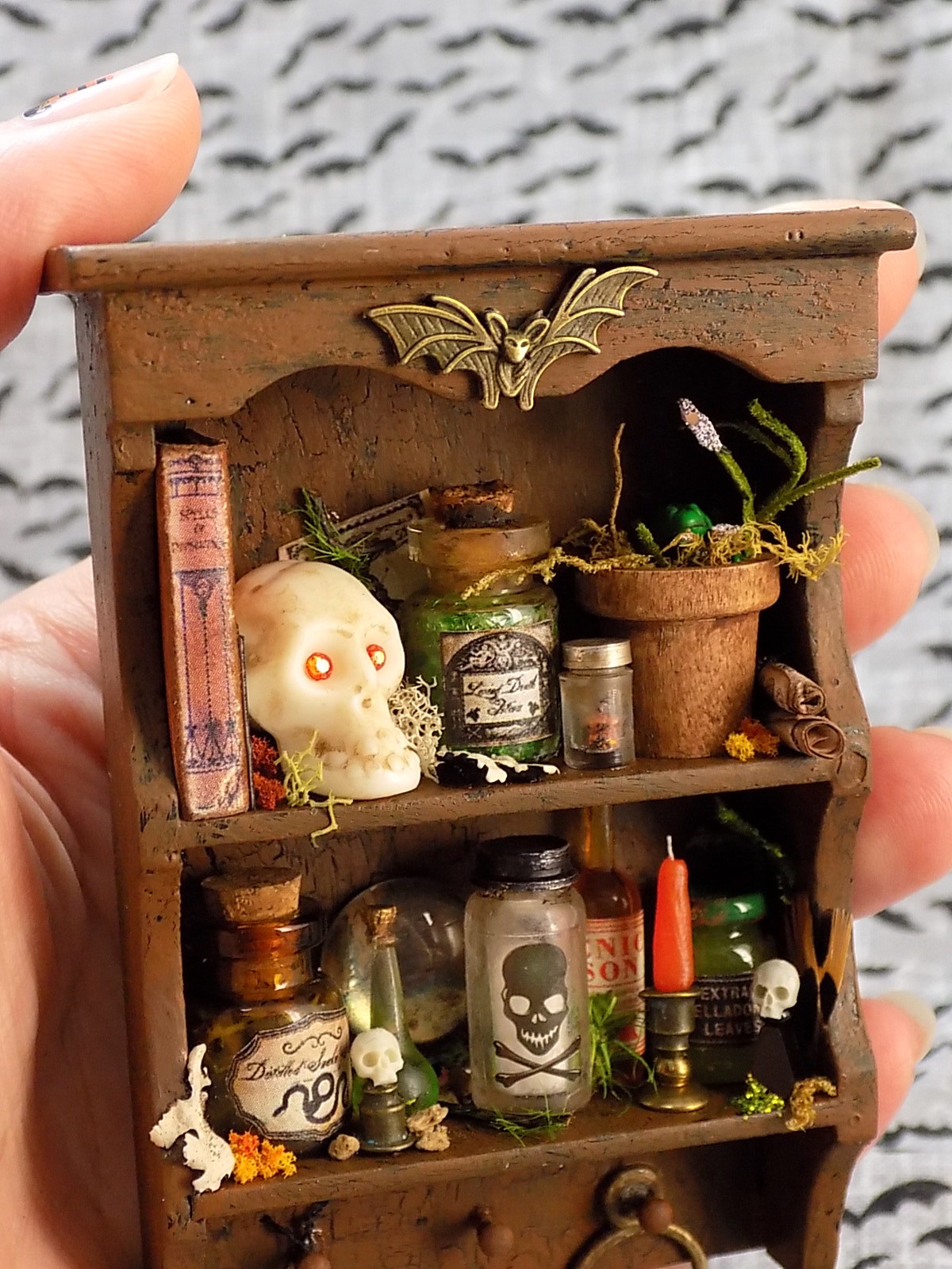 flew the coop: Little Witch's Wall Shelf