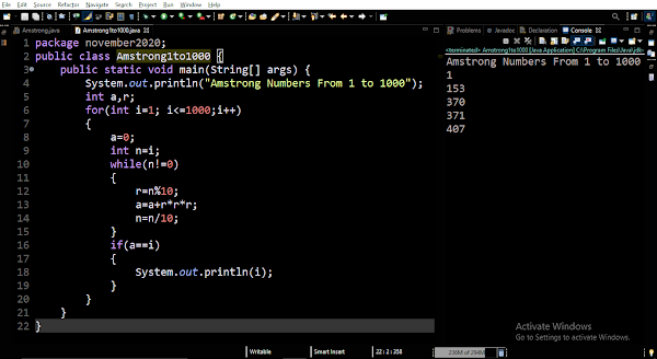 Basic Java Programs Armstrong Numbers From 1 To 1000 basic-java-programs-armstrong-numbers-from-1-to-1000
