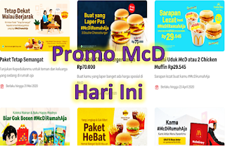 Promo McD Hari Ini, 26 & 27 April 2020 LENGKAP - Go-bizz.com