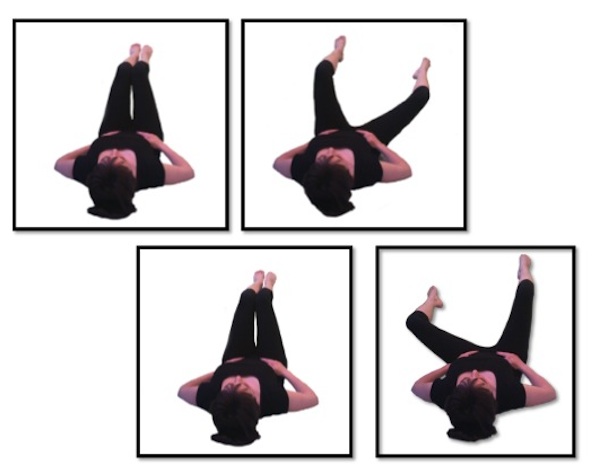 Exercise of the Day: Day 103- Bent Knee Fallout Single Leg Table Top