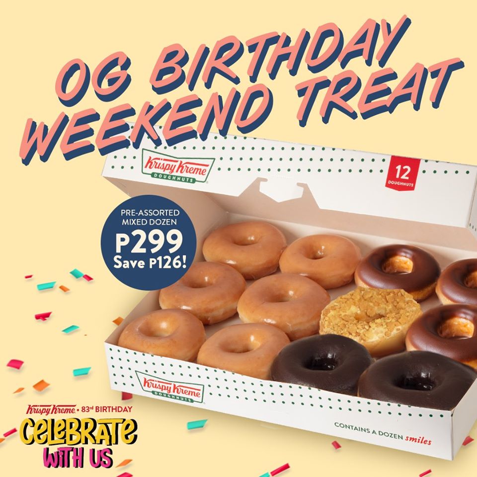 Manila Shopper: Krispy Kreme OG Birthday Weekend Treat: July 2020