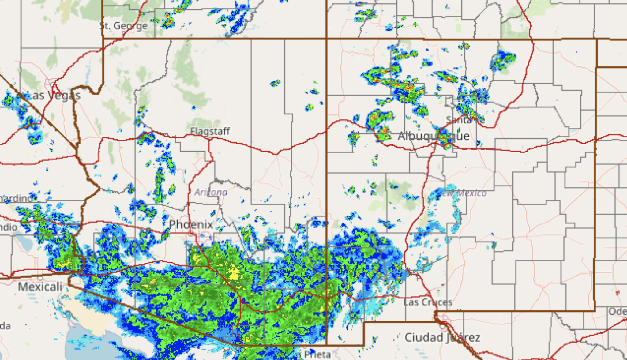 Another Dangerous Flash Flood Day: Arizona and New Mexico