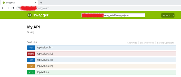 How to integrate Swagger UI in a .NET Core Web API application