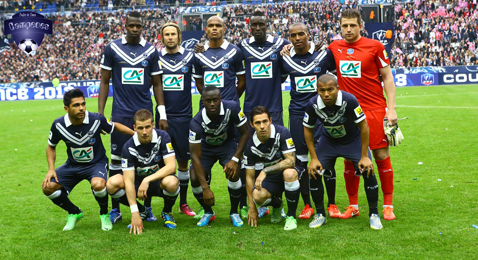 Times Campeões: Bordeaux Campeão da Copa da França 2013