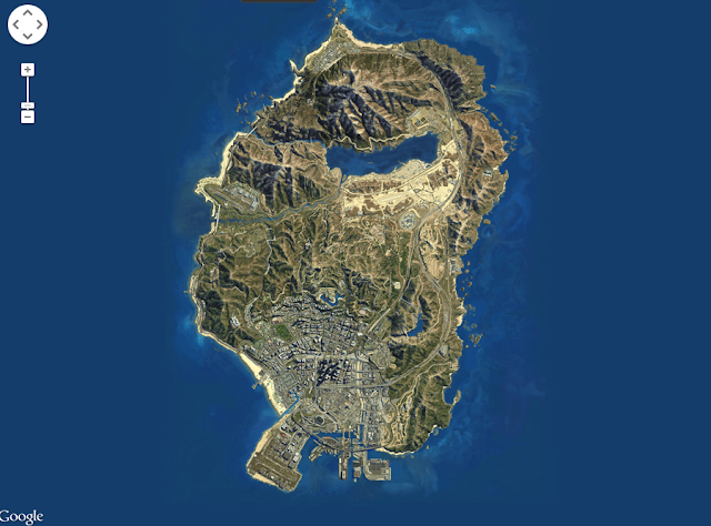 MAPA GTA 5 COMPLETO ESTILO "GOOGLE MAPS" | Vivo na Rede